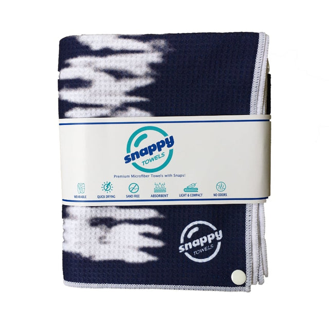 Snappy Beach ECO Microfiber Towel with Snaps! - Midnight Sky