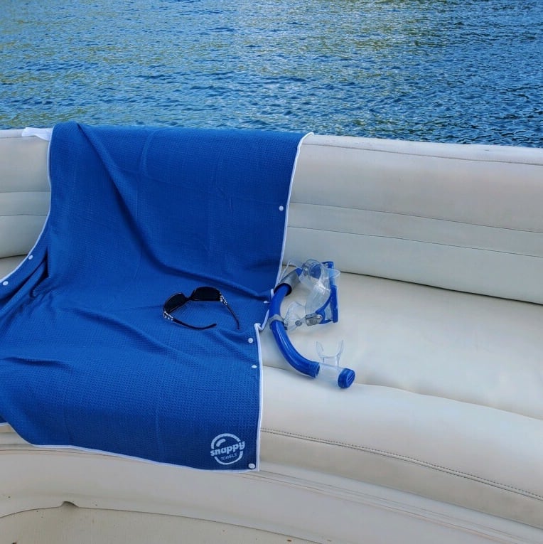 Snappy Swim/Sport Towel - Scuba Blue